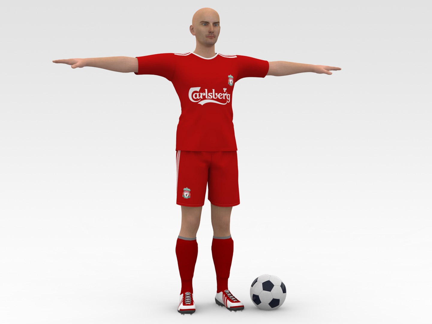 3D Soccer Player - TurboSquid 2322858