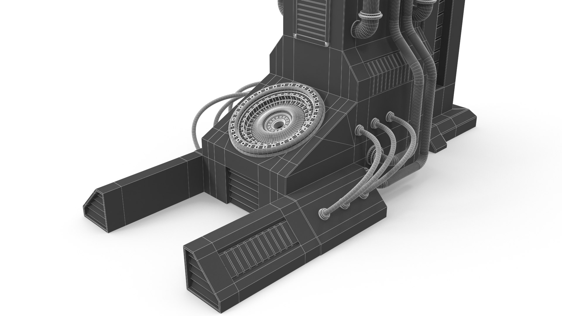 SciFi Pillar PBR 3D Model - TurboSquid 1821330