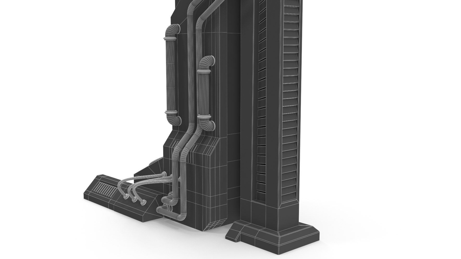 SciFi Pillar PBR 3D Model - TurboSquid 1821330