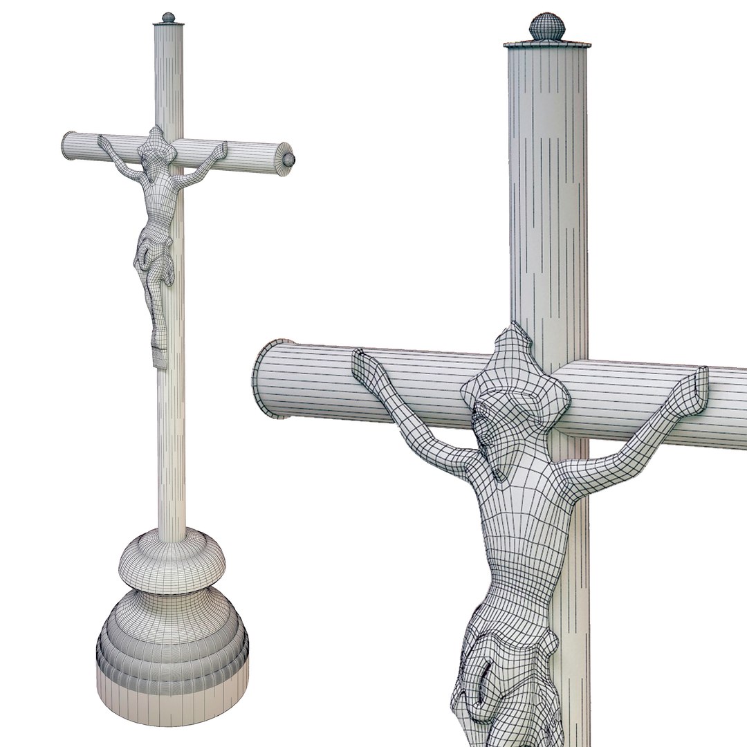 Crucifix 3D Model - TurboSquid 1369985