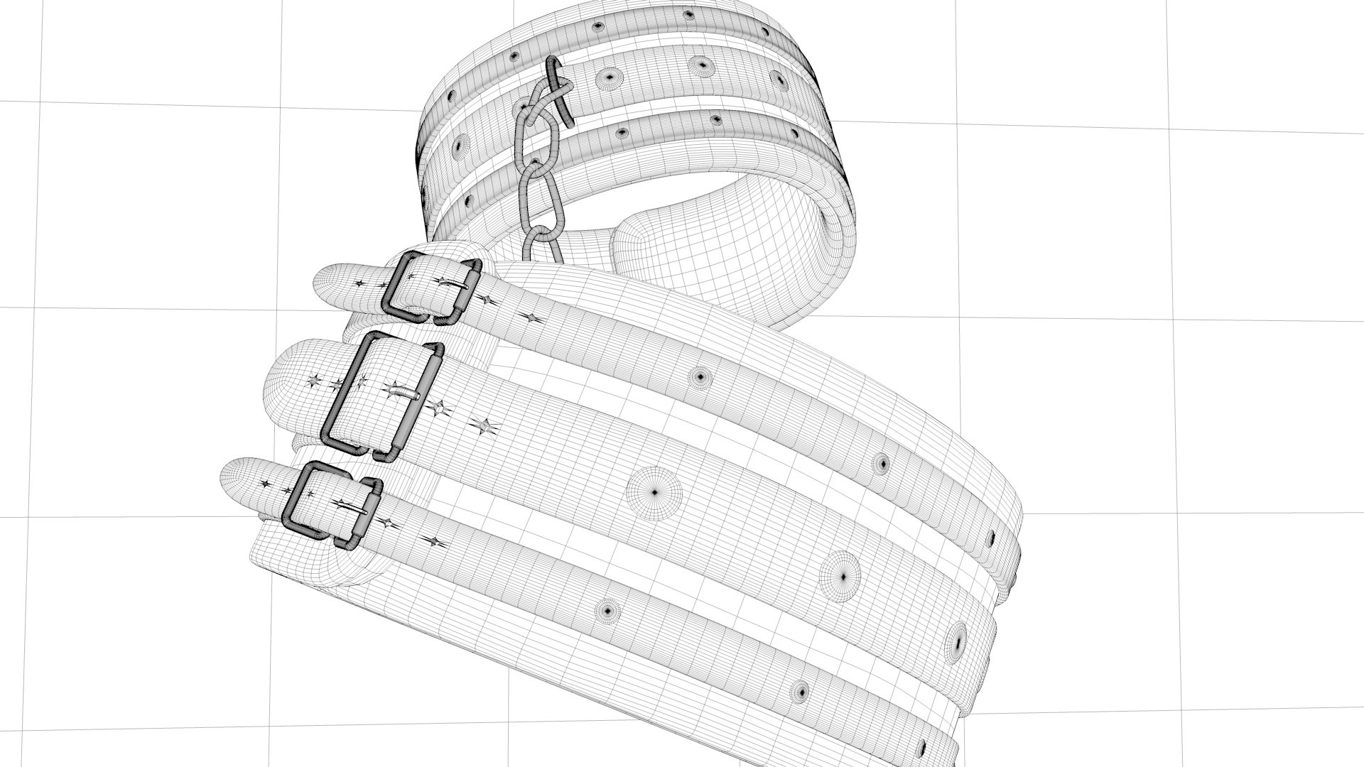 3D Galls Double Lock Handcuff collection model - TurboSquid 1788718