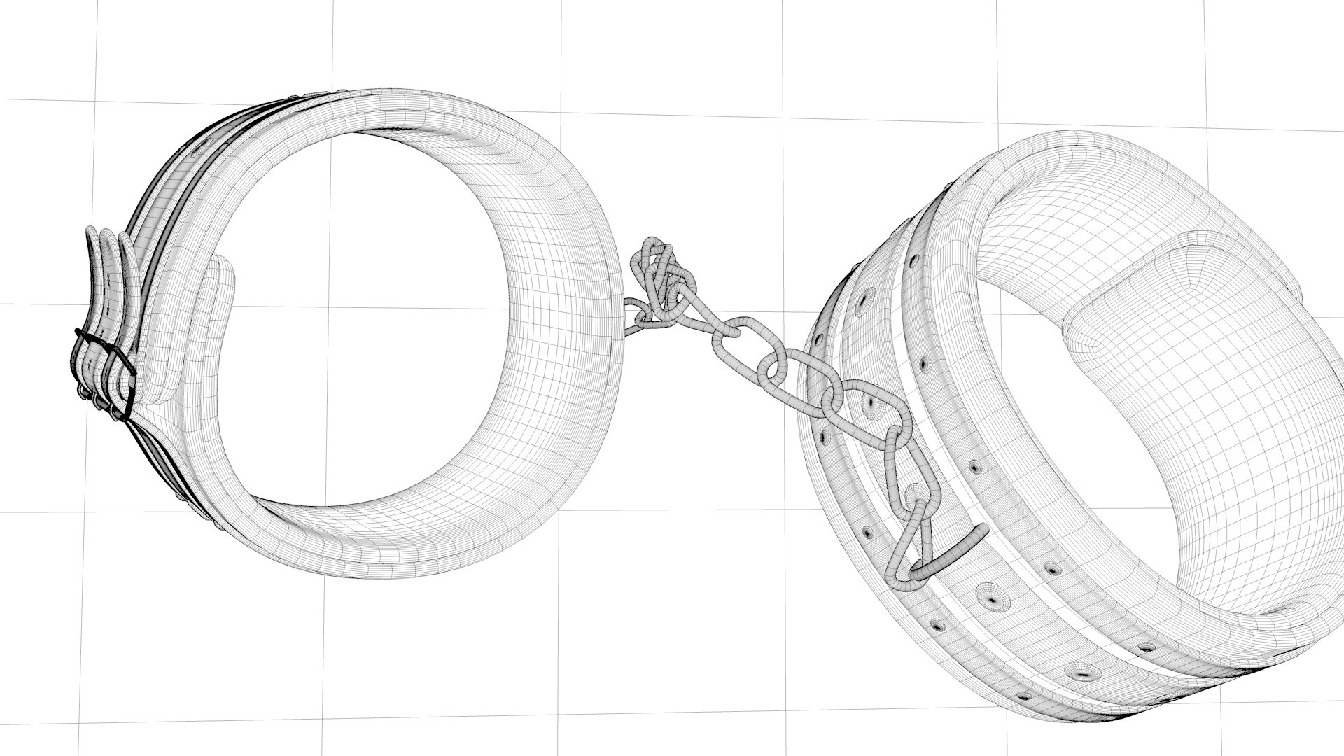 3D Galls Double Lock Handcuff collection model - TurboSquid 1788718