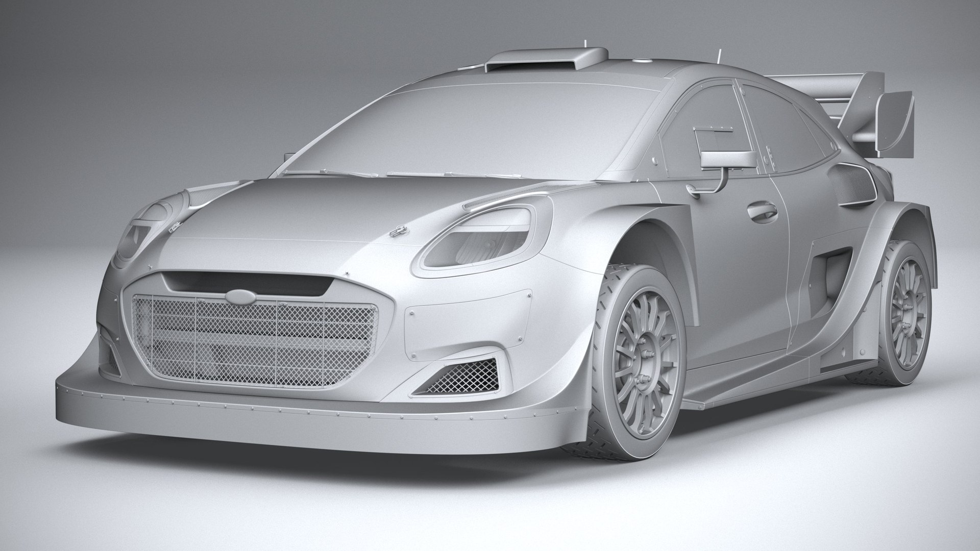 Ford Puma M-Sport Hybrid Rally1 2022 3D model - TurboSquid 1881710