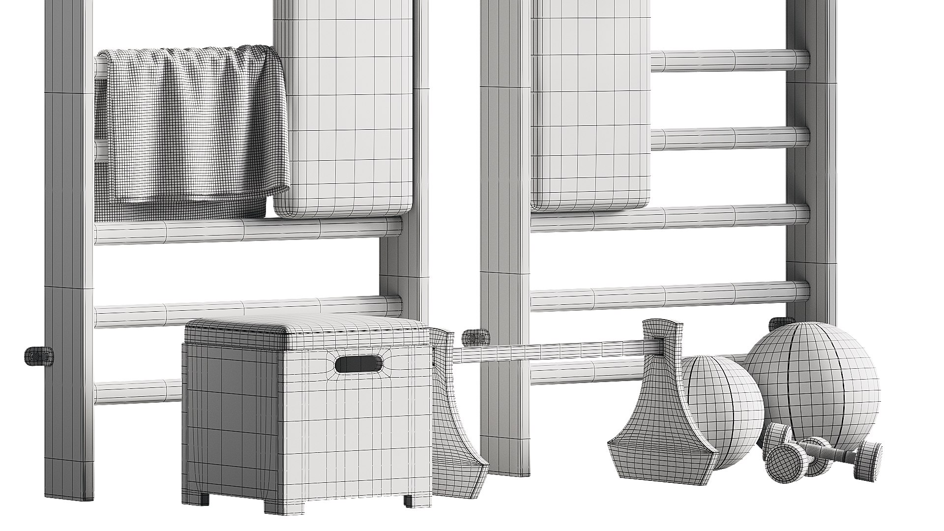 3D Gym Equipments Model - TurboSquid 2300475