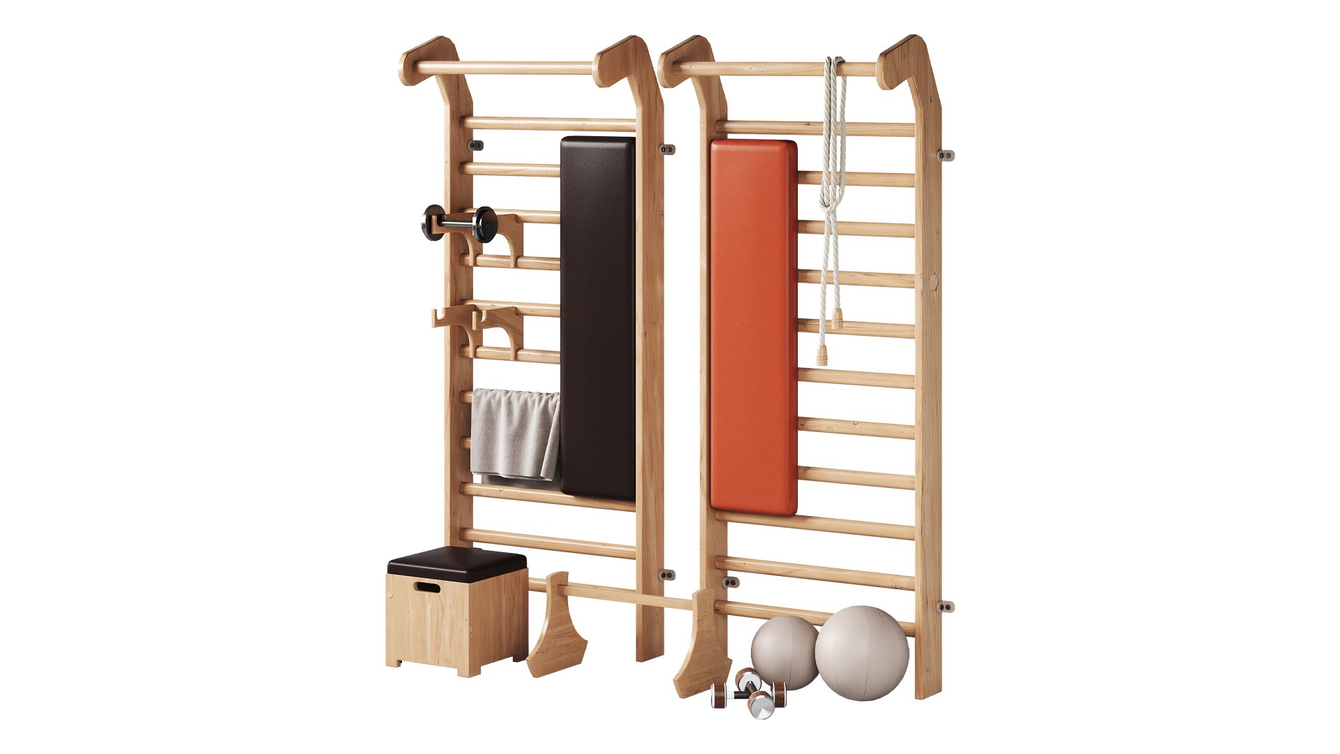 3D Gym Equipments Model - TurboSquid 2300475