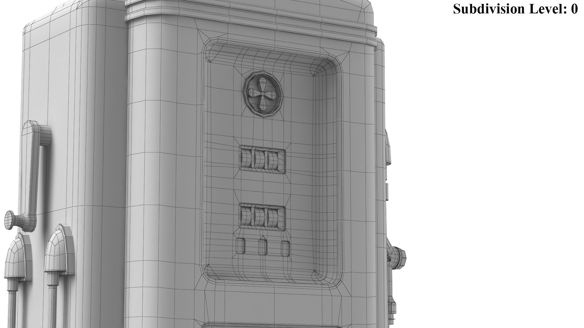 Retro Shell Gas Pump 3D Model - TurboSquid 2017066
