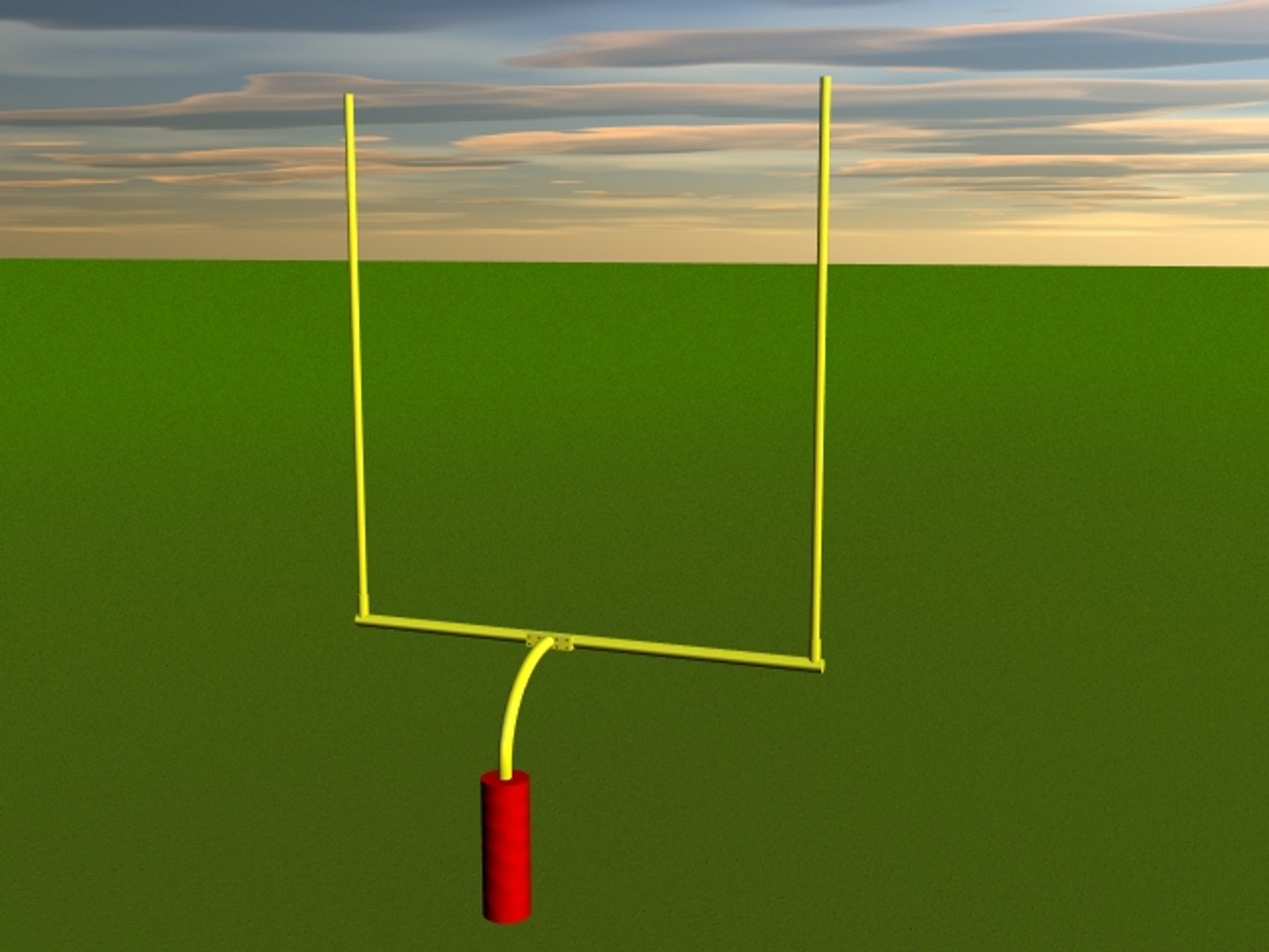 Football Field Goal Post Lwo