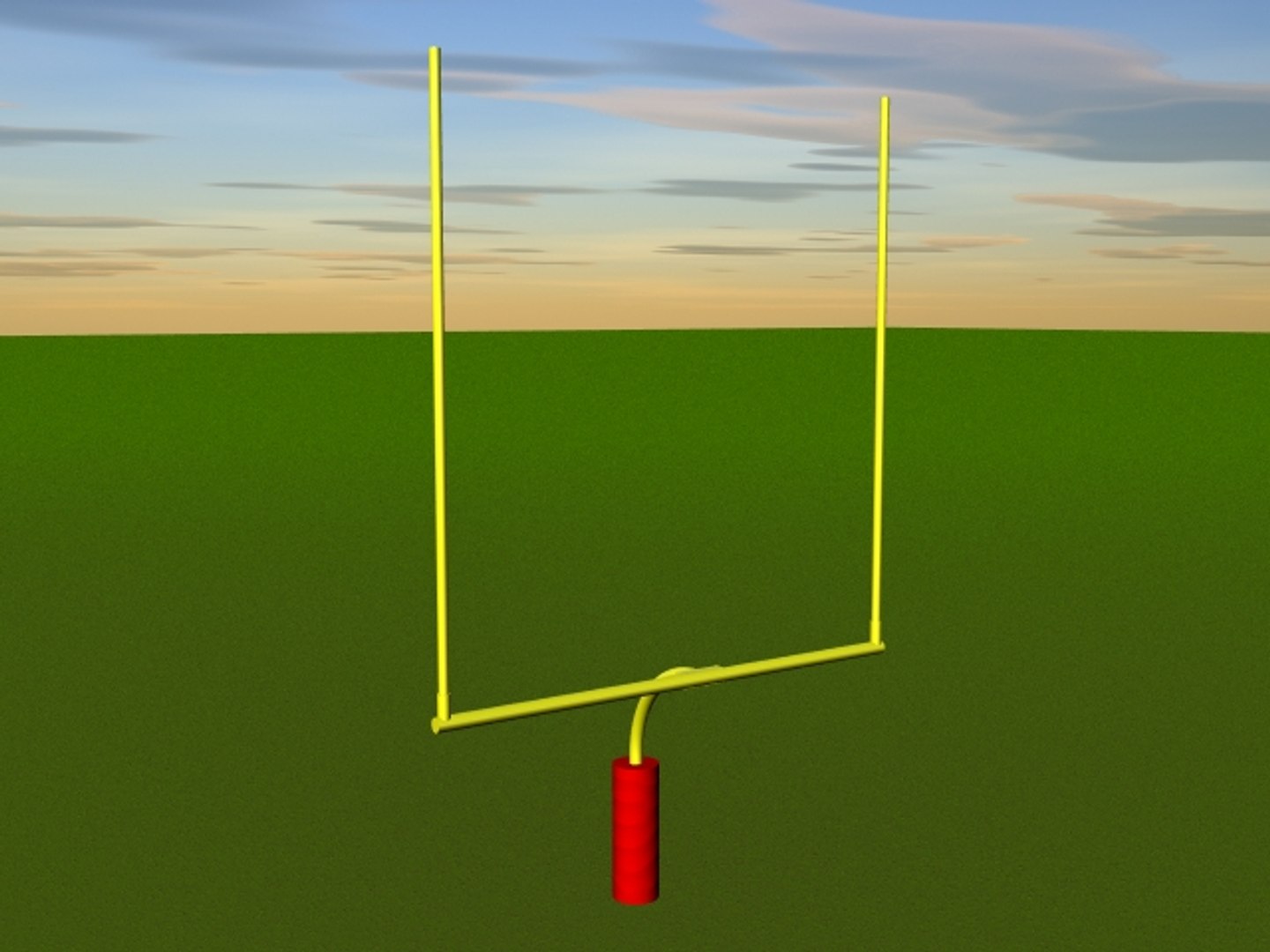 Football Field Goal Post Lwo