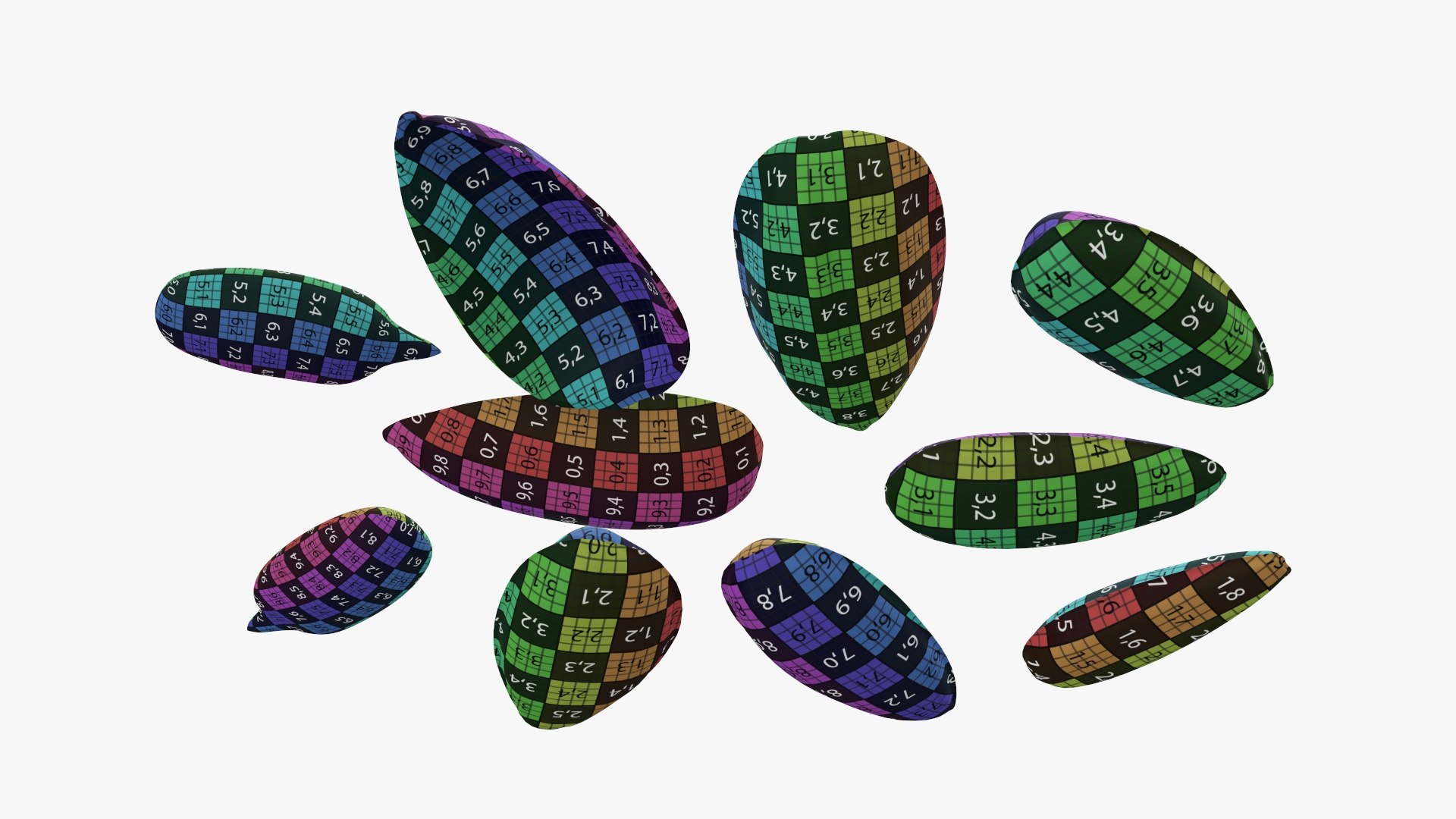 3D Seed Sunflower Model - TurboSquid 1621653