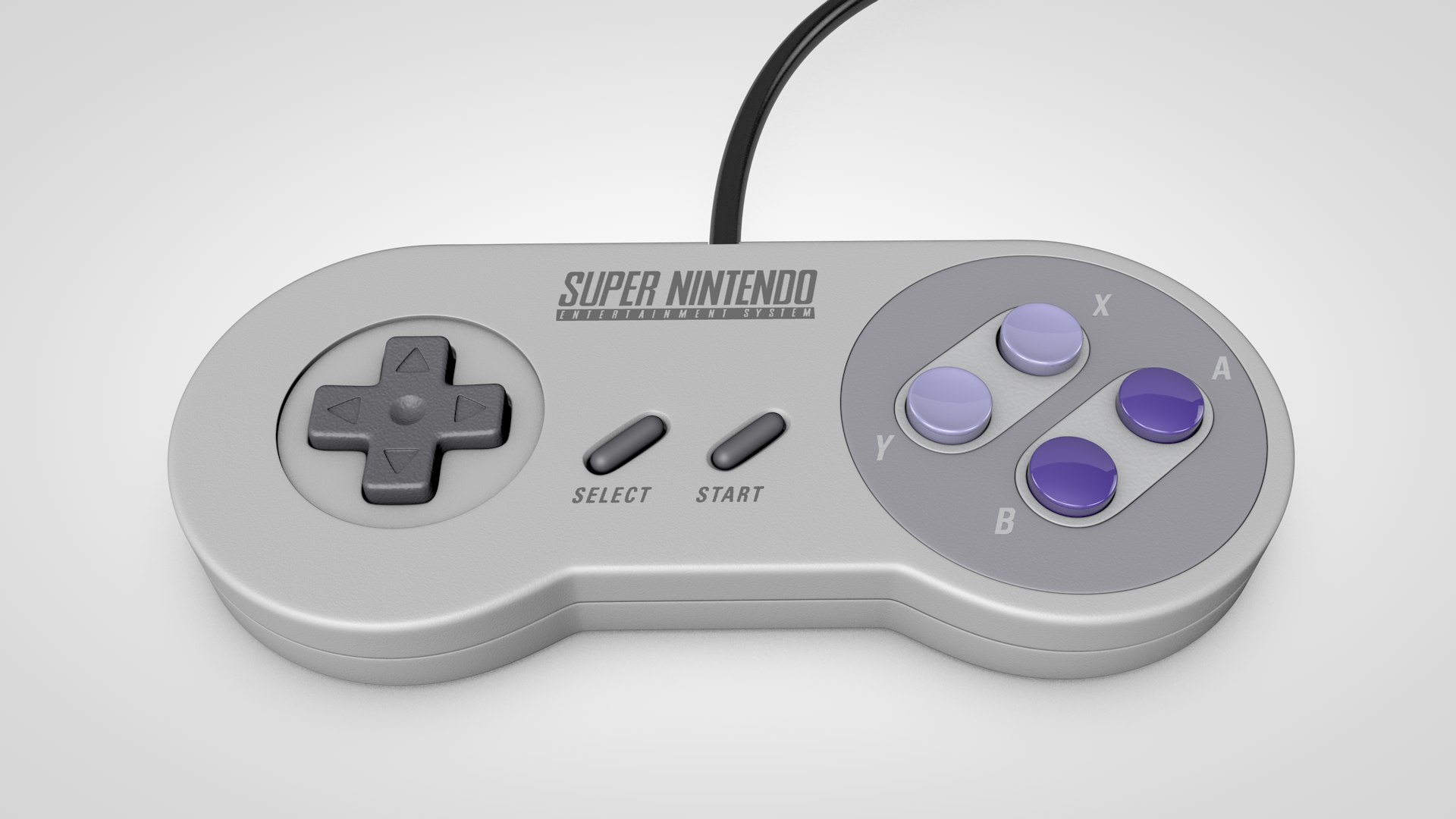 3D super nes controller - TurboSquid 1279980