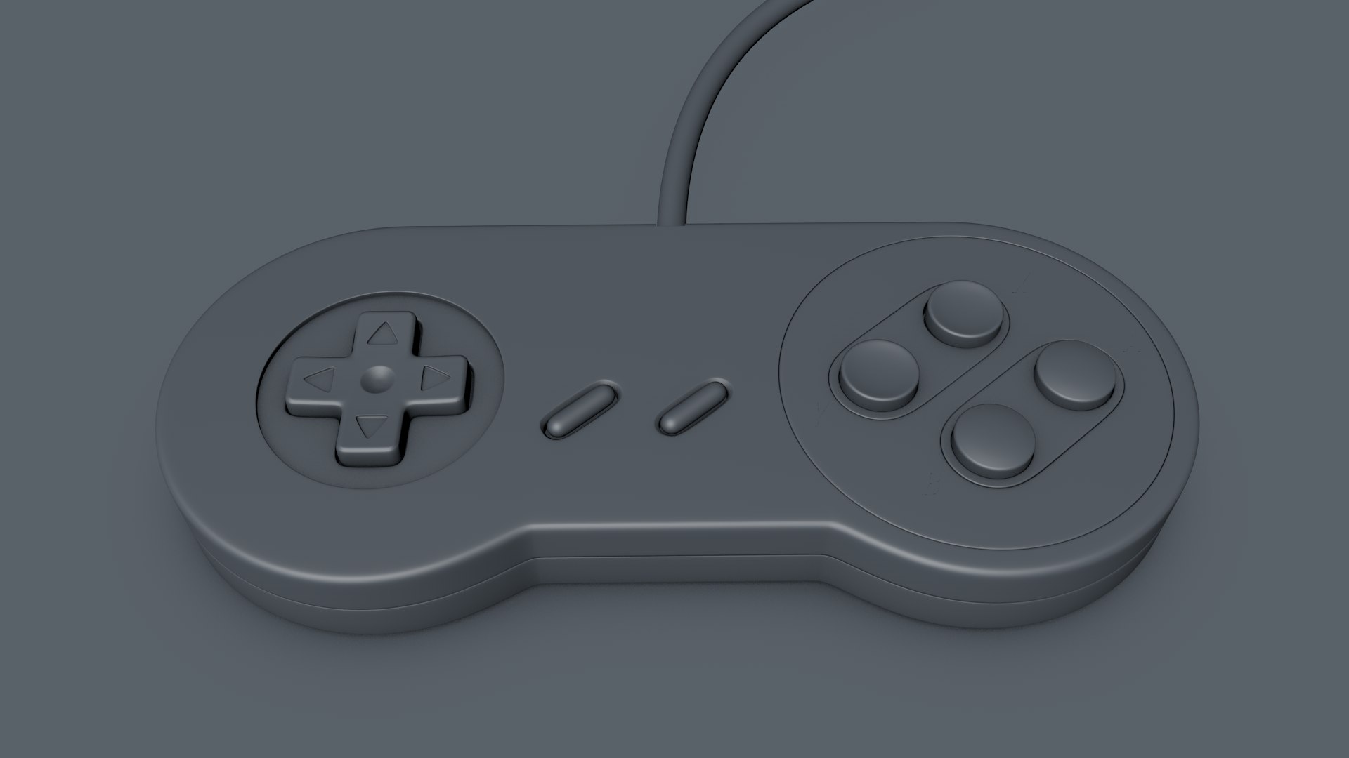 3D super nes controller - TurboSquid 1279980