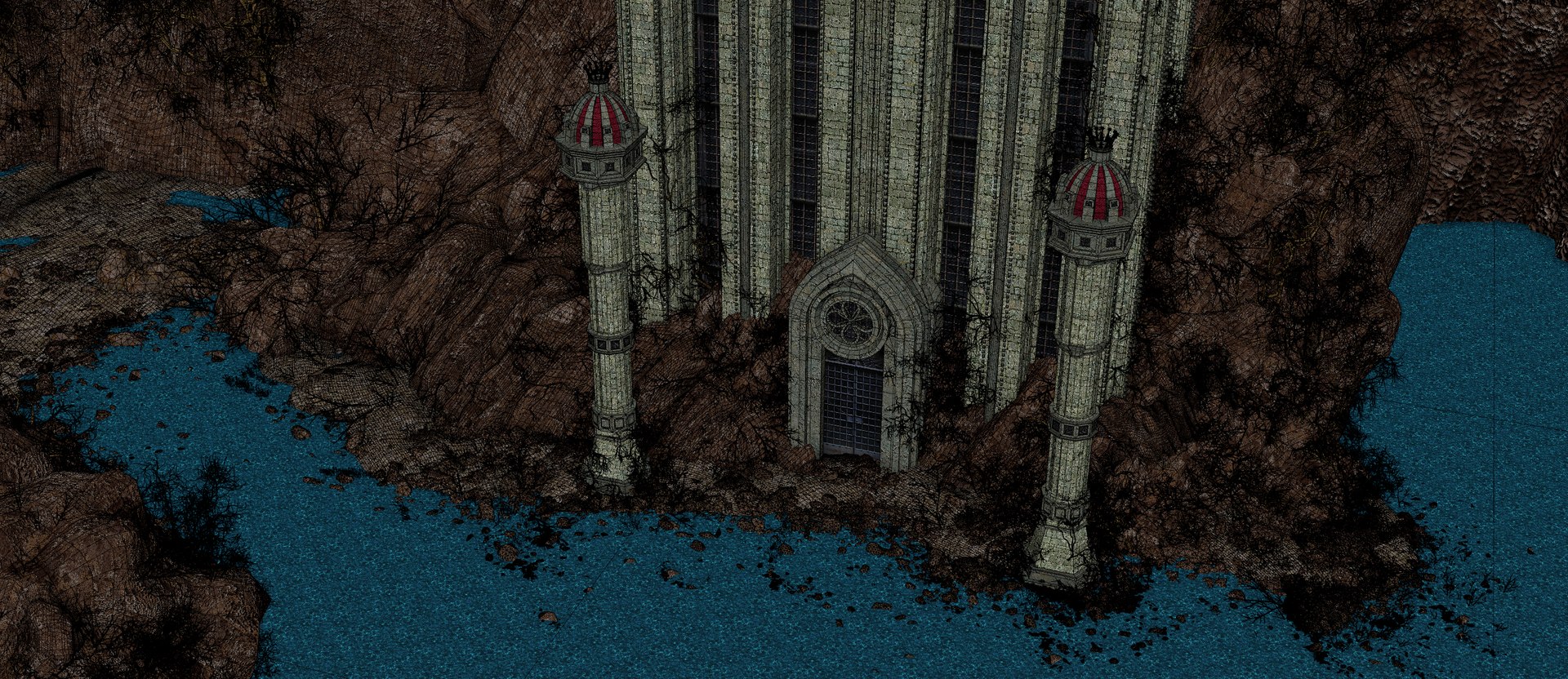 Fantasy Sunset Towers Environment 3D - TurboSquid 1887866