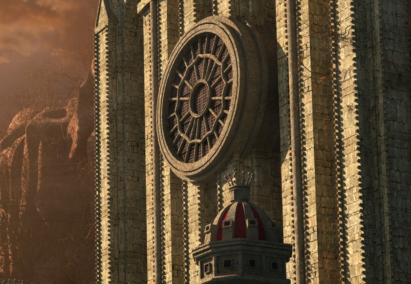 Fantasy Sunset Towers Environment 3D - TurboSquid 1887866