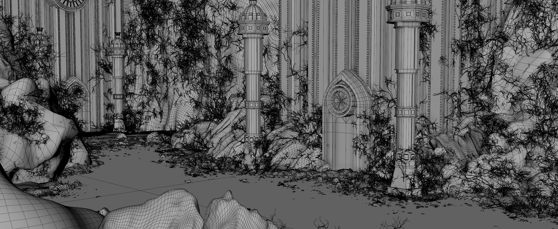 Fantasy Sunset Towers Environment 3D - TurboSquid 1887866