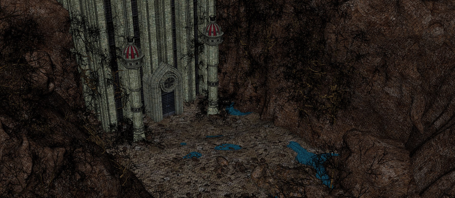 Fantasy Sunset Towers Environment 3D - TurboSquid 1887866