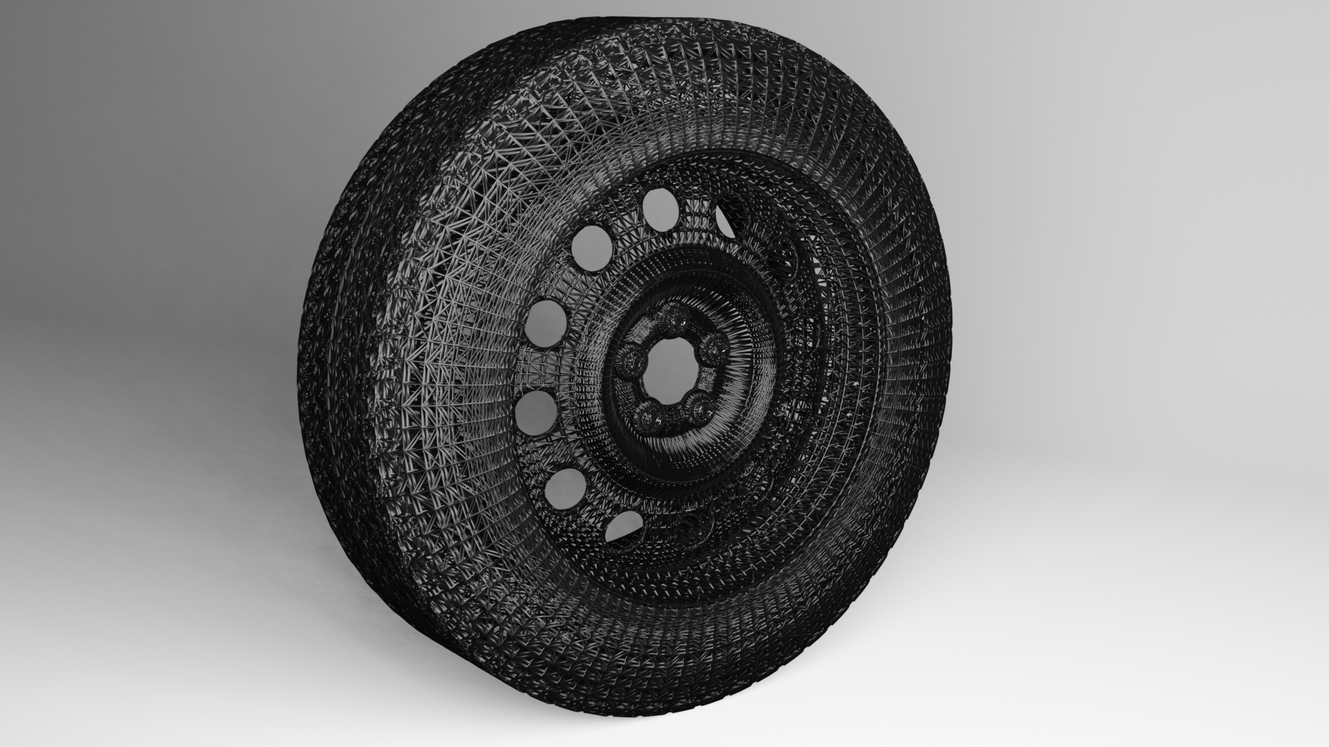 3D Steel Wheel - TurboSquid 1900112