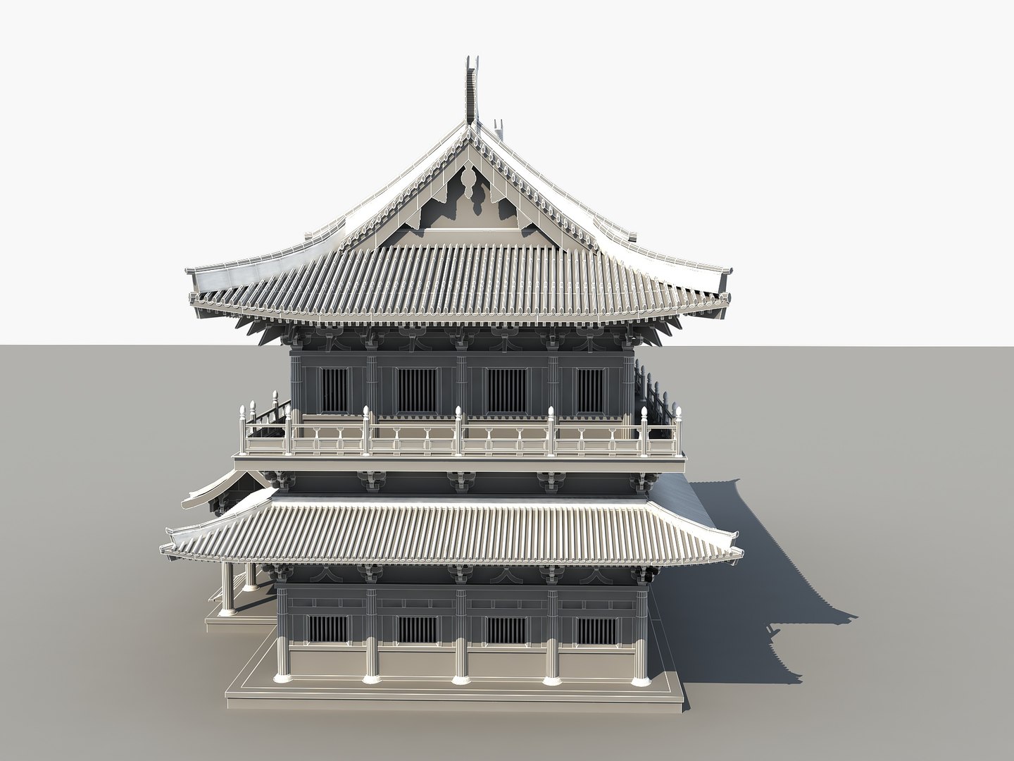 3D Chinese Ancient Architecture 9 Model - TurboSquid 2220828