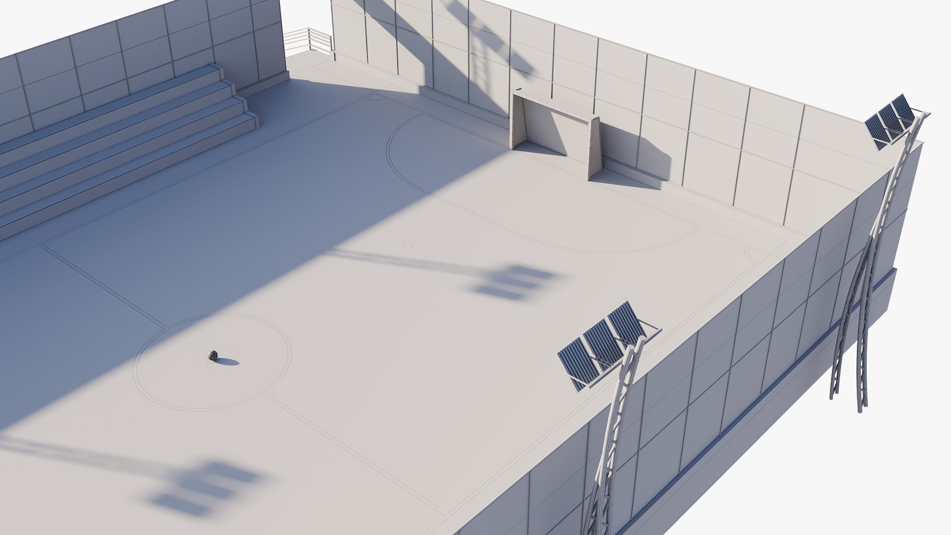 Mini Football Stadium 3D Model - TurboSquid 2086213