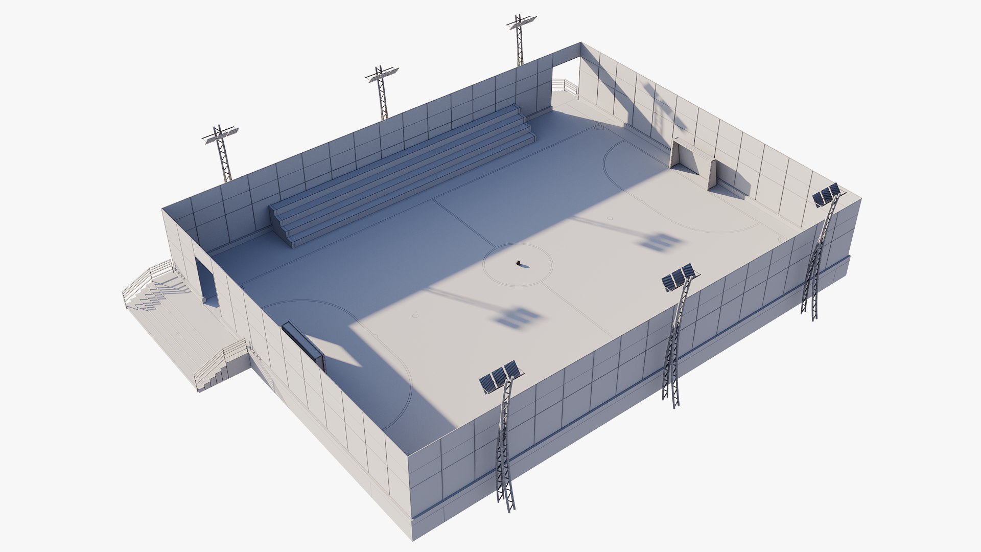 Mini Football Stadium 3D Model - TurboSquid 2086213