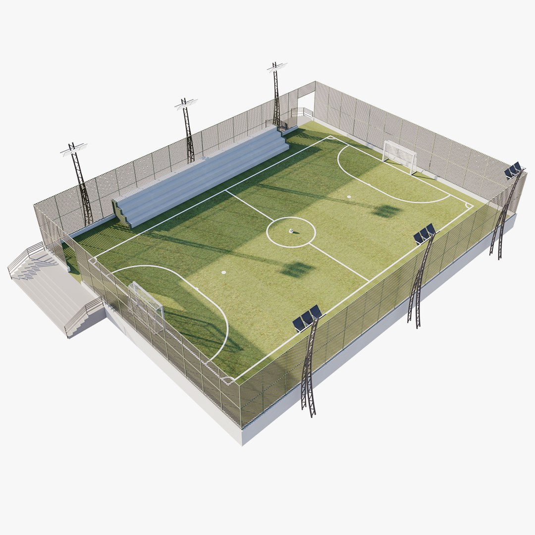 Mini Football Stadium 3D model - TurboSquid 2086213