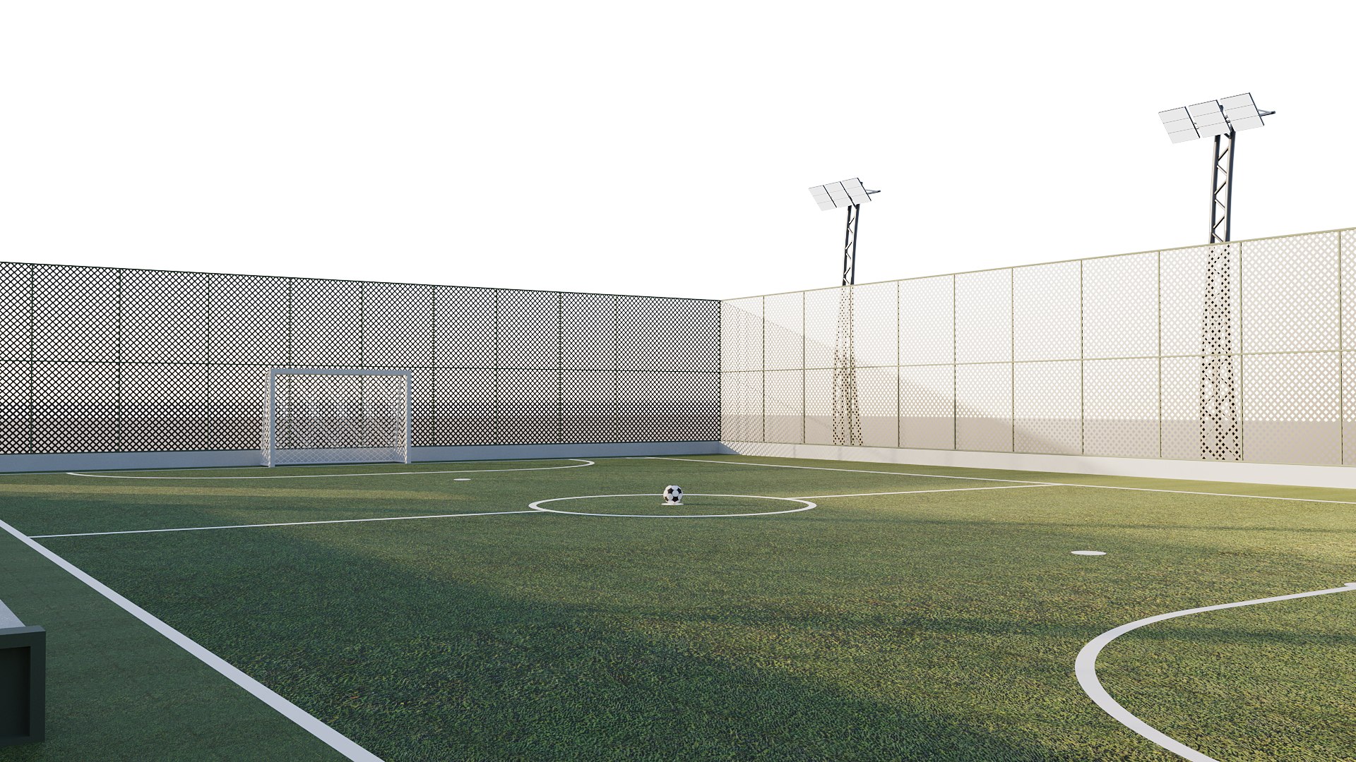 Mini Football Stadium 3D Model - TurboSquid 2086213