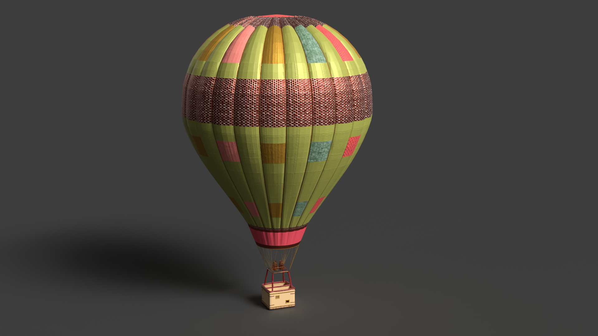 Chinese Hot Air Balloon Model - TurboSquid 2398359