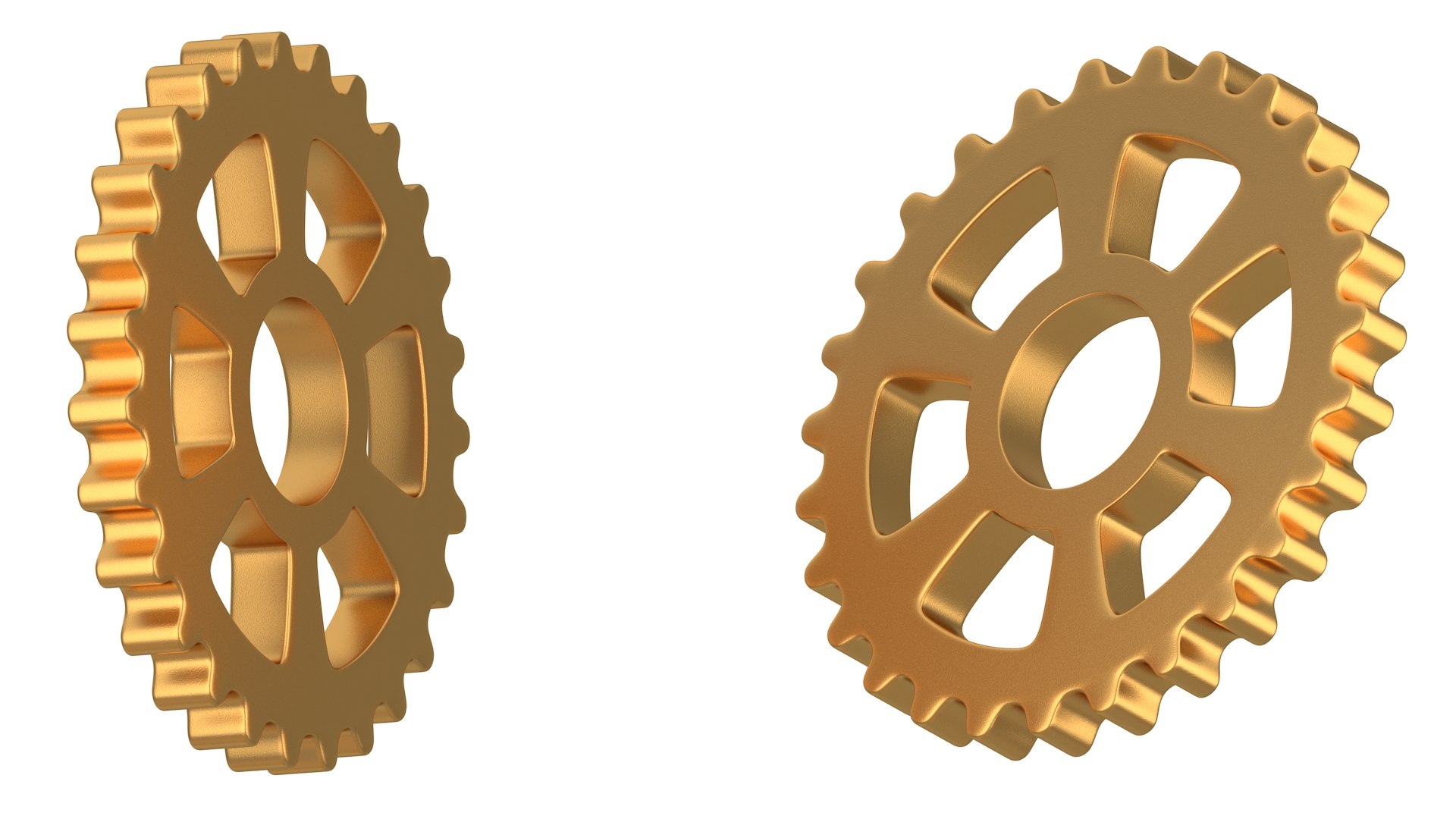 Gold Gear 01 3D Model - TurboSquid 1985103