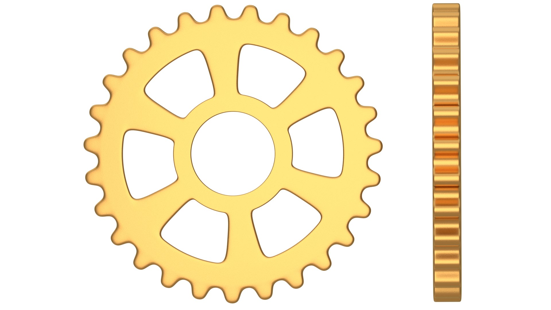 Gold Gear 01 3D Model - TurboSquid 1985103