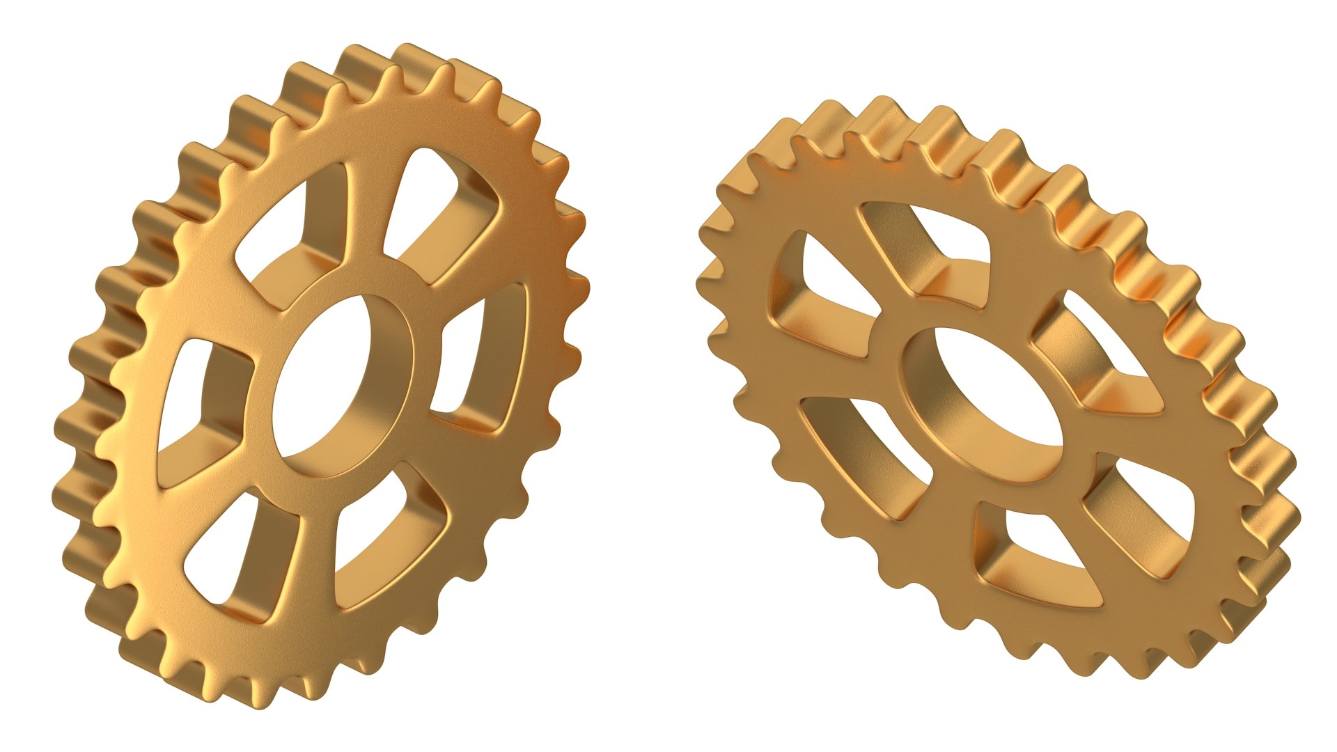 Gold Gear 01 3D Model - TurboSquid 1985103