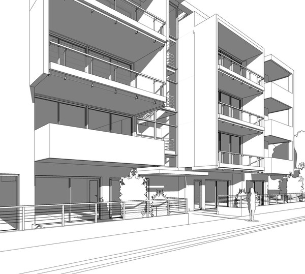 3D model residential building - TurboSquid 1697821