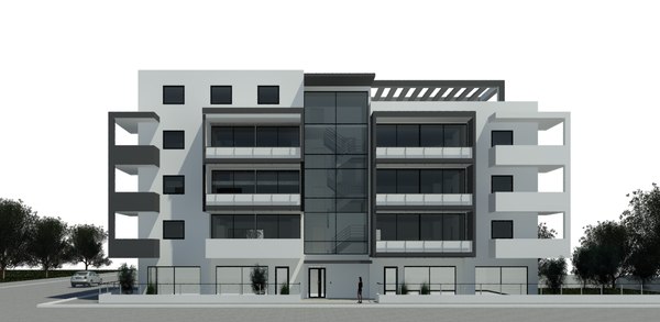 3D model residential building - TurboSquid 1697821