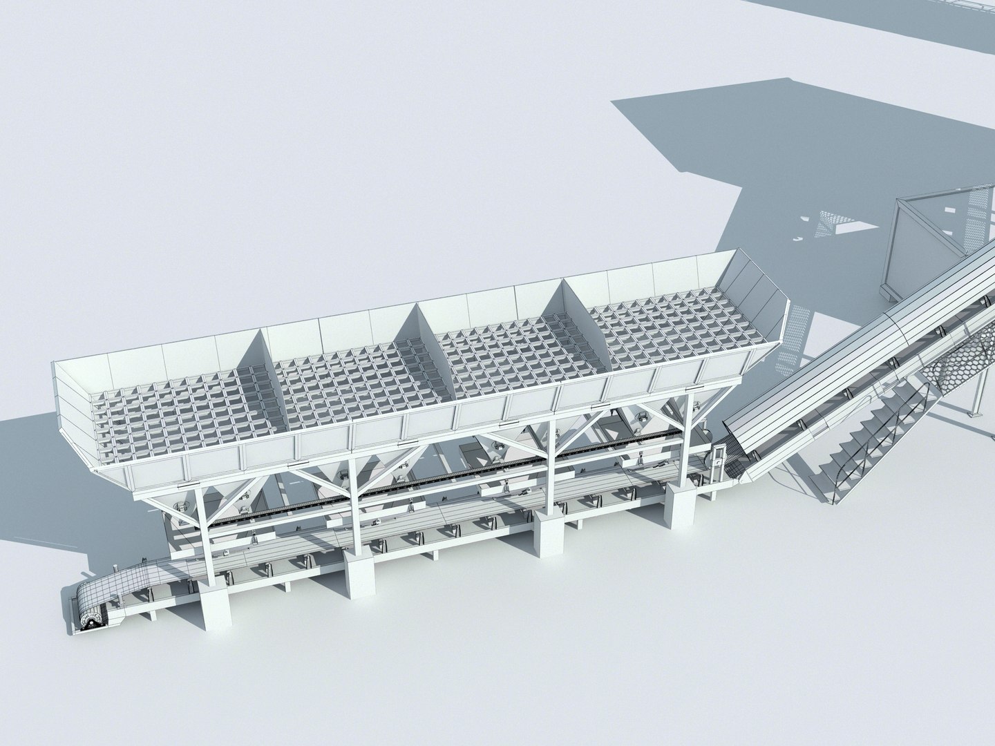 3D Concrete Batching Plant - TurboSquid 2457135