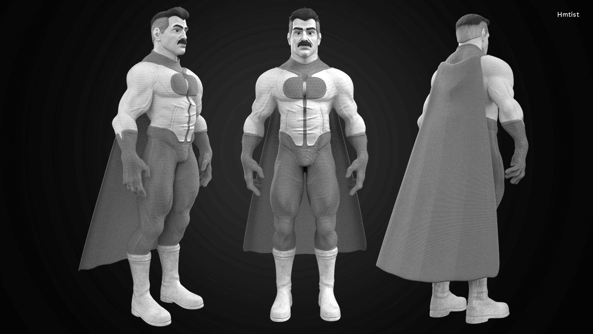 3D Omni Man Game Character 3D - TurboSquid 2273948