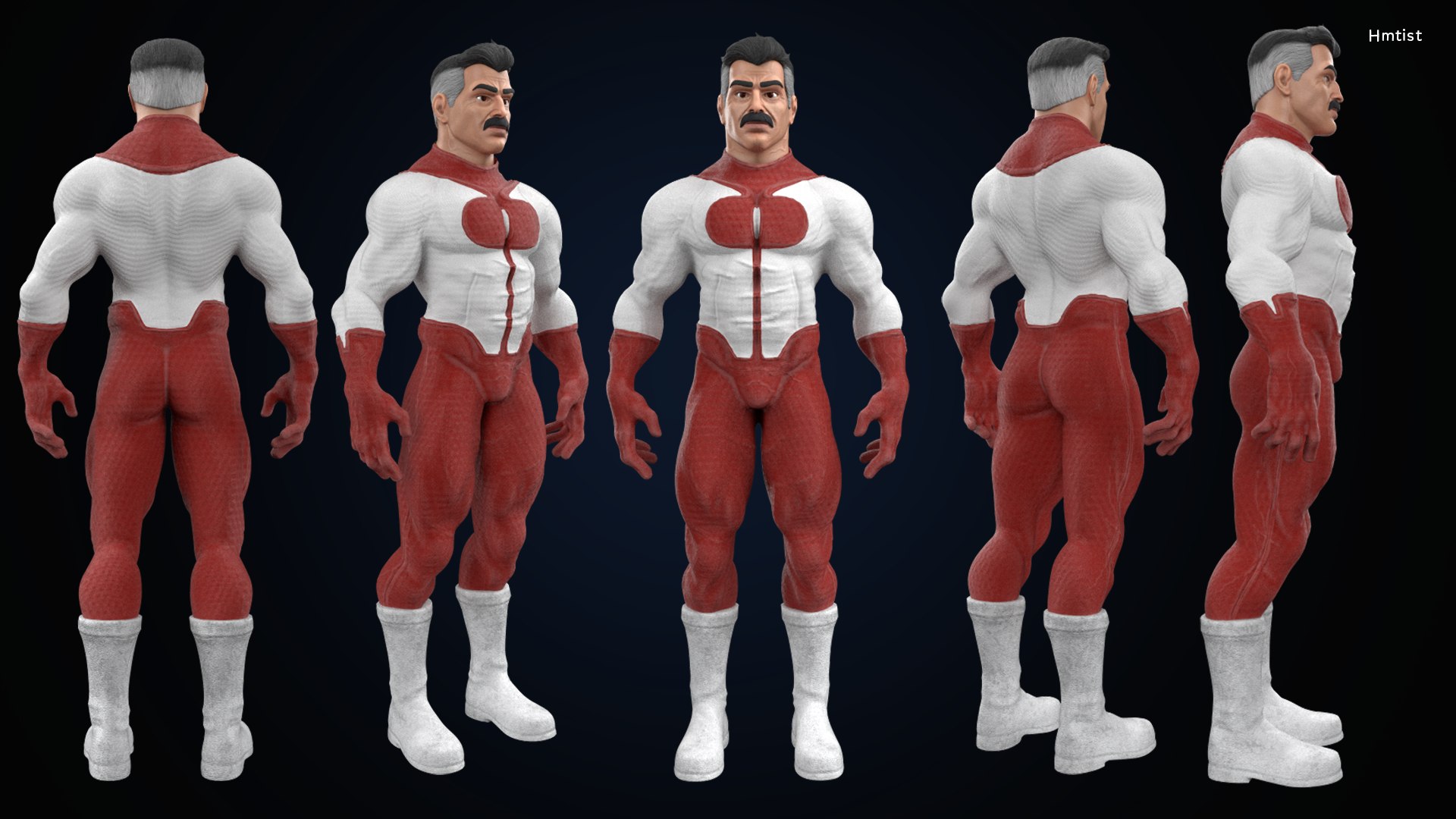 3D Omni Man Game Character 3D - TurboSquid 2273948