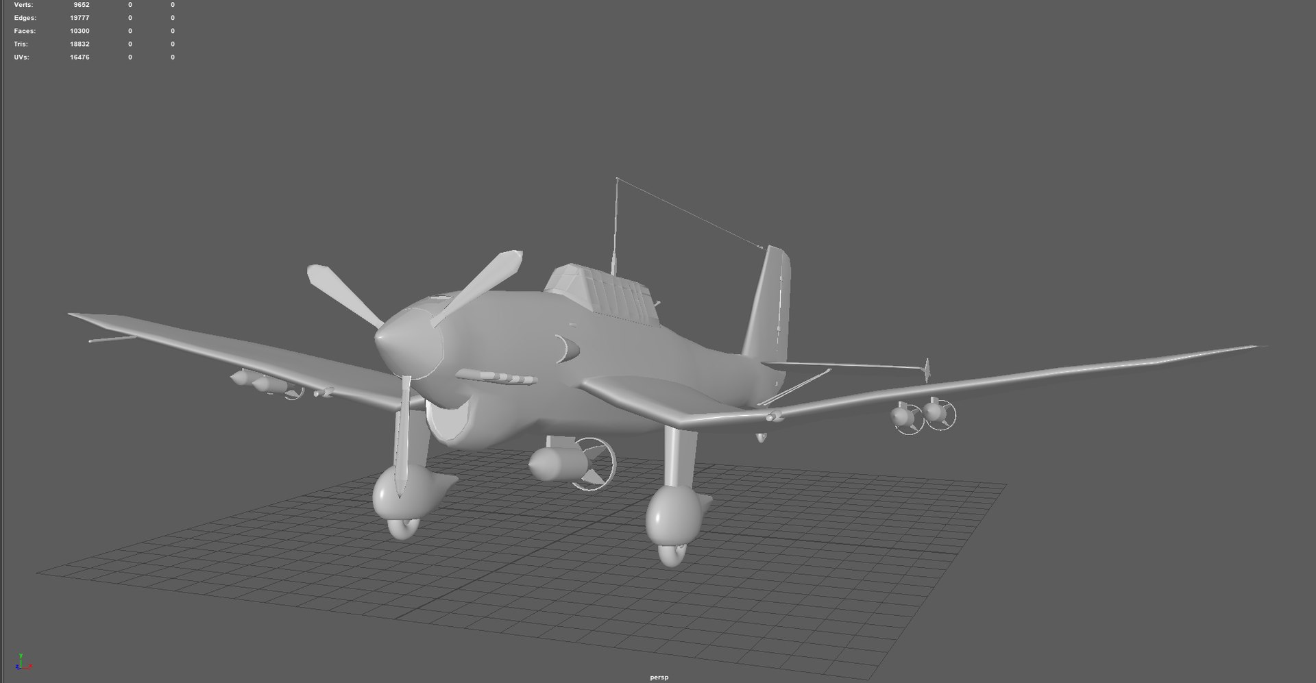3D Model Junkers Ju 87 Stuka - TurboSquid 1549055