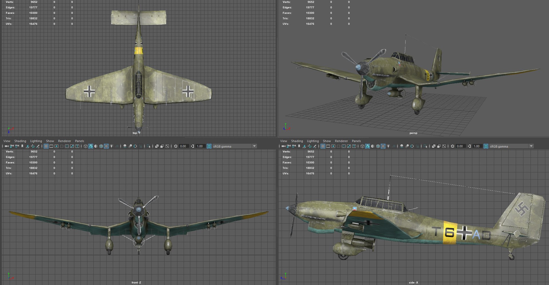 3D Model Junkers Ju 87 Stuka - TurboSquid 1549055