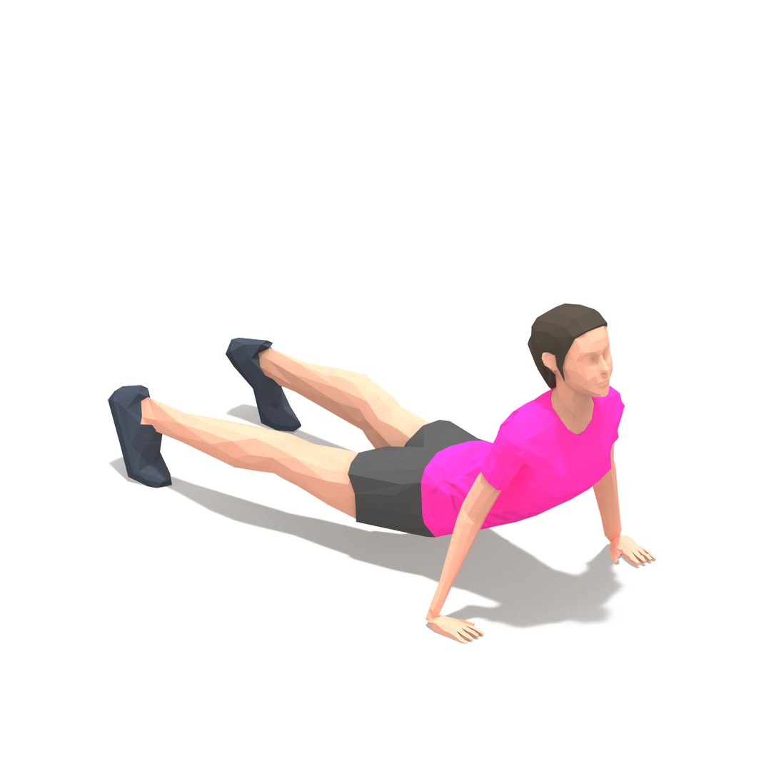 Exercise Woman 3D Model - TurboSquid 1706605