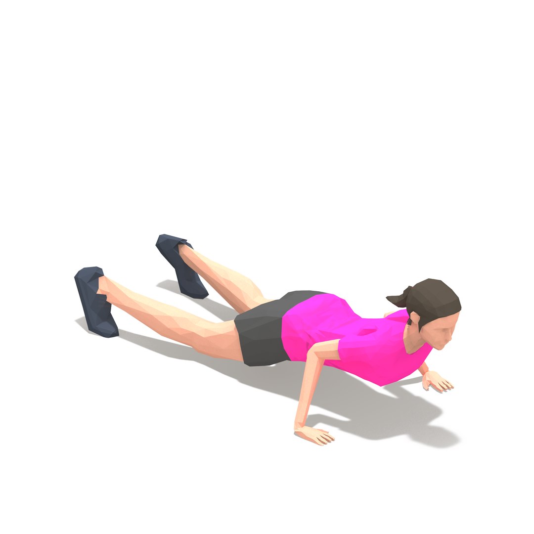 Exercise Woman 3D Model - TurboSquid 1706605