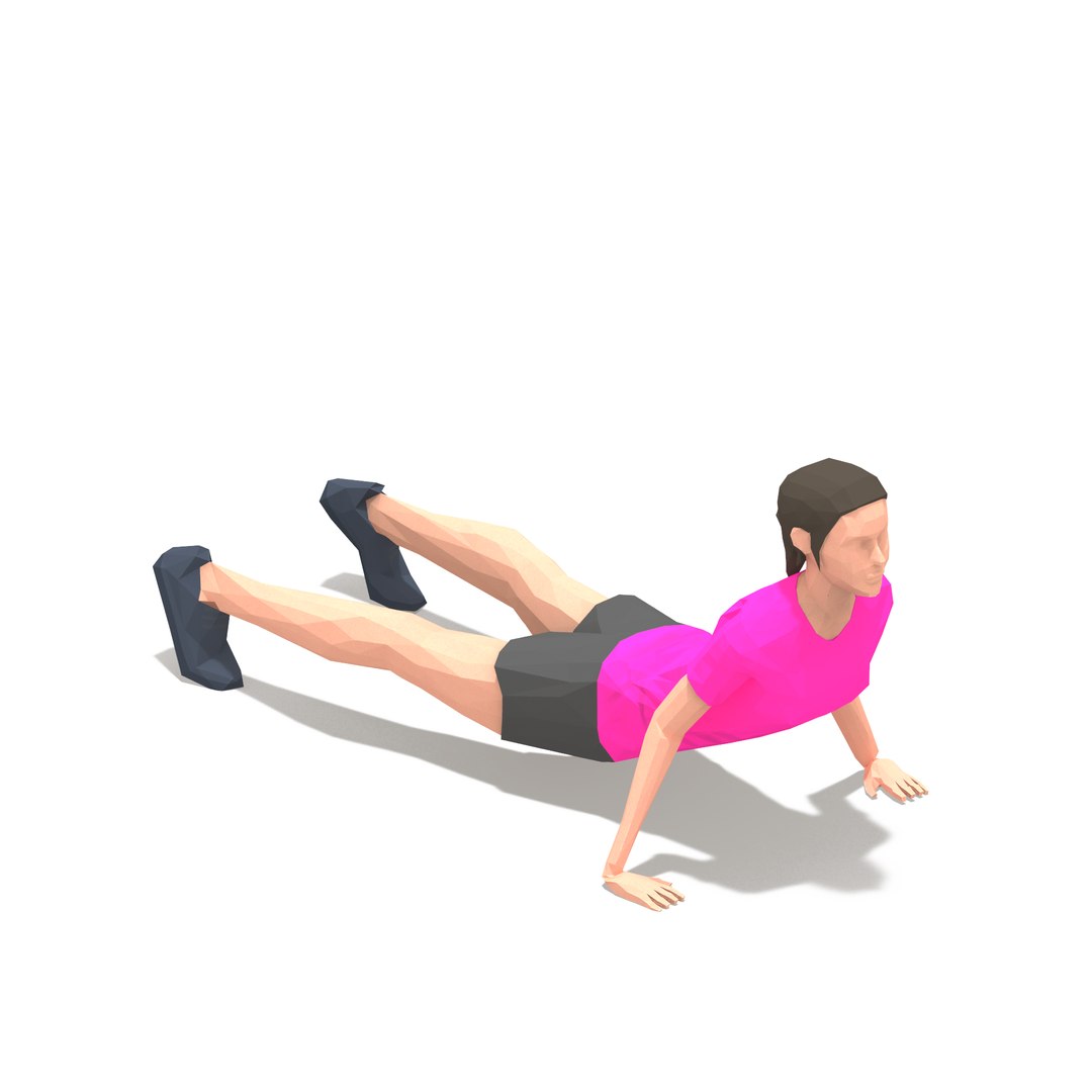 Exercise Woman 3D Model - TurboSquid 1706605