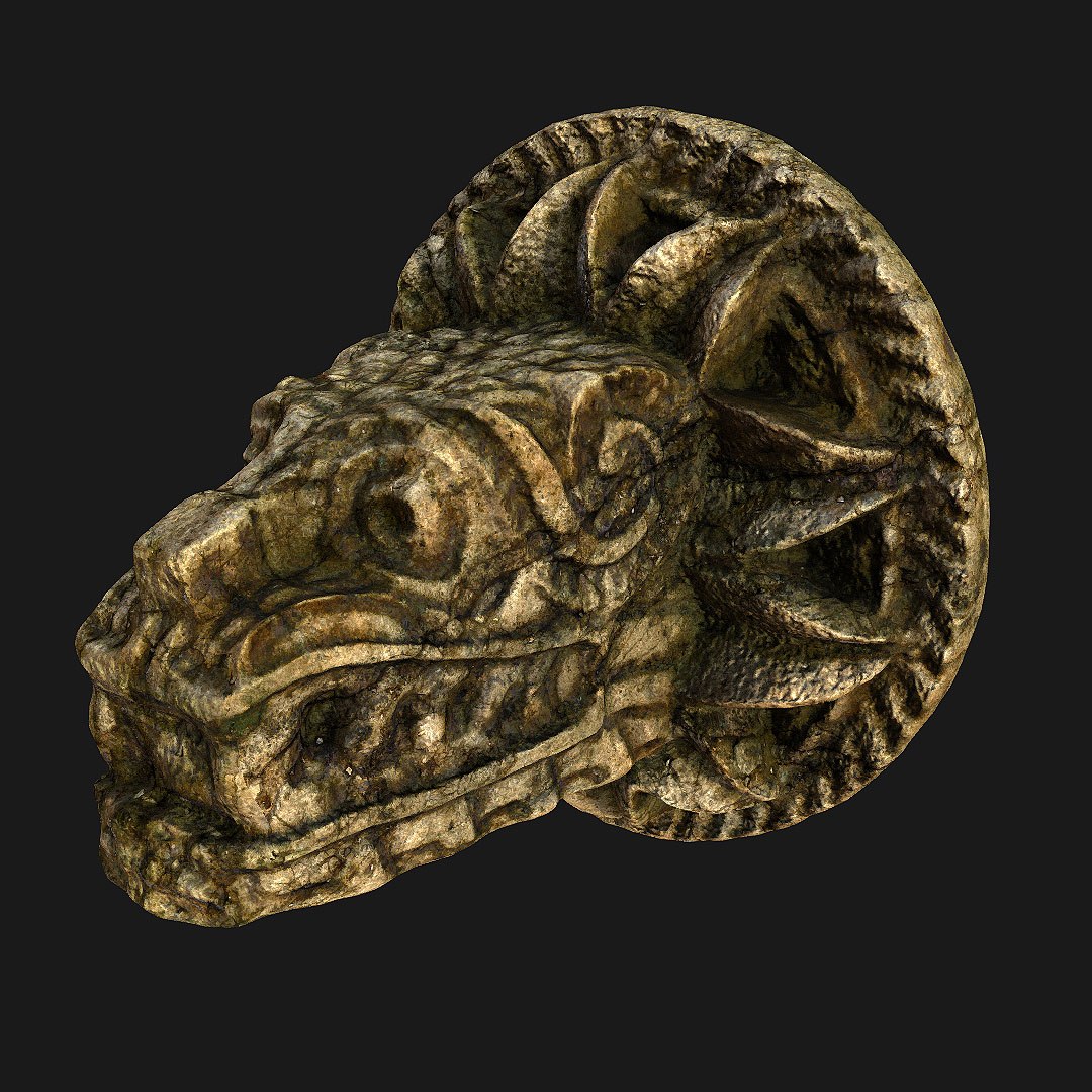 Quetzalcoatl Mayan Aztec Dragon 3d Model