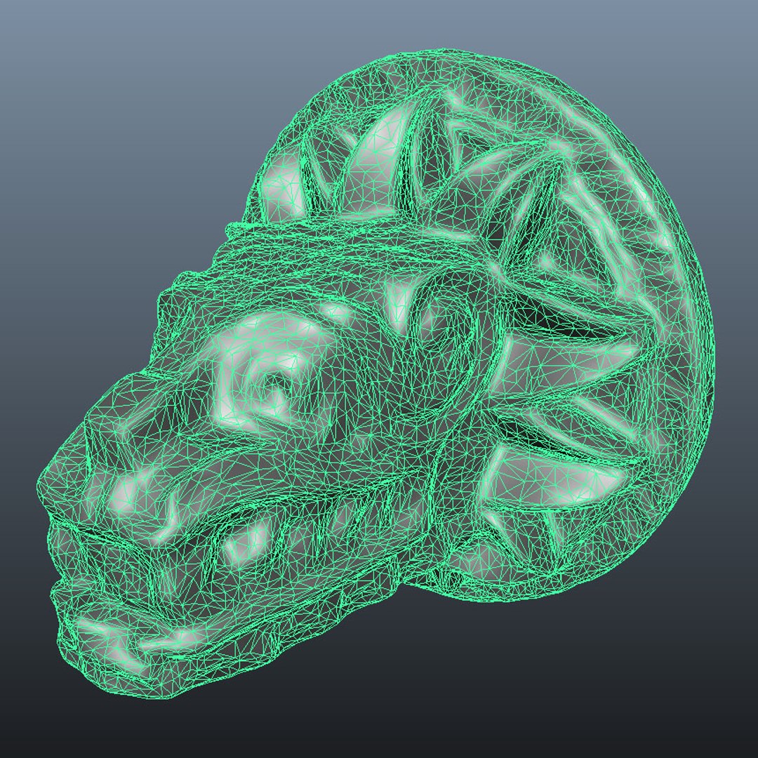 Quetzalcoatl Mayan Aztec Dragon 3d Model