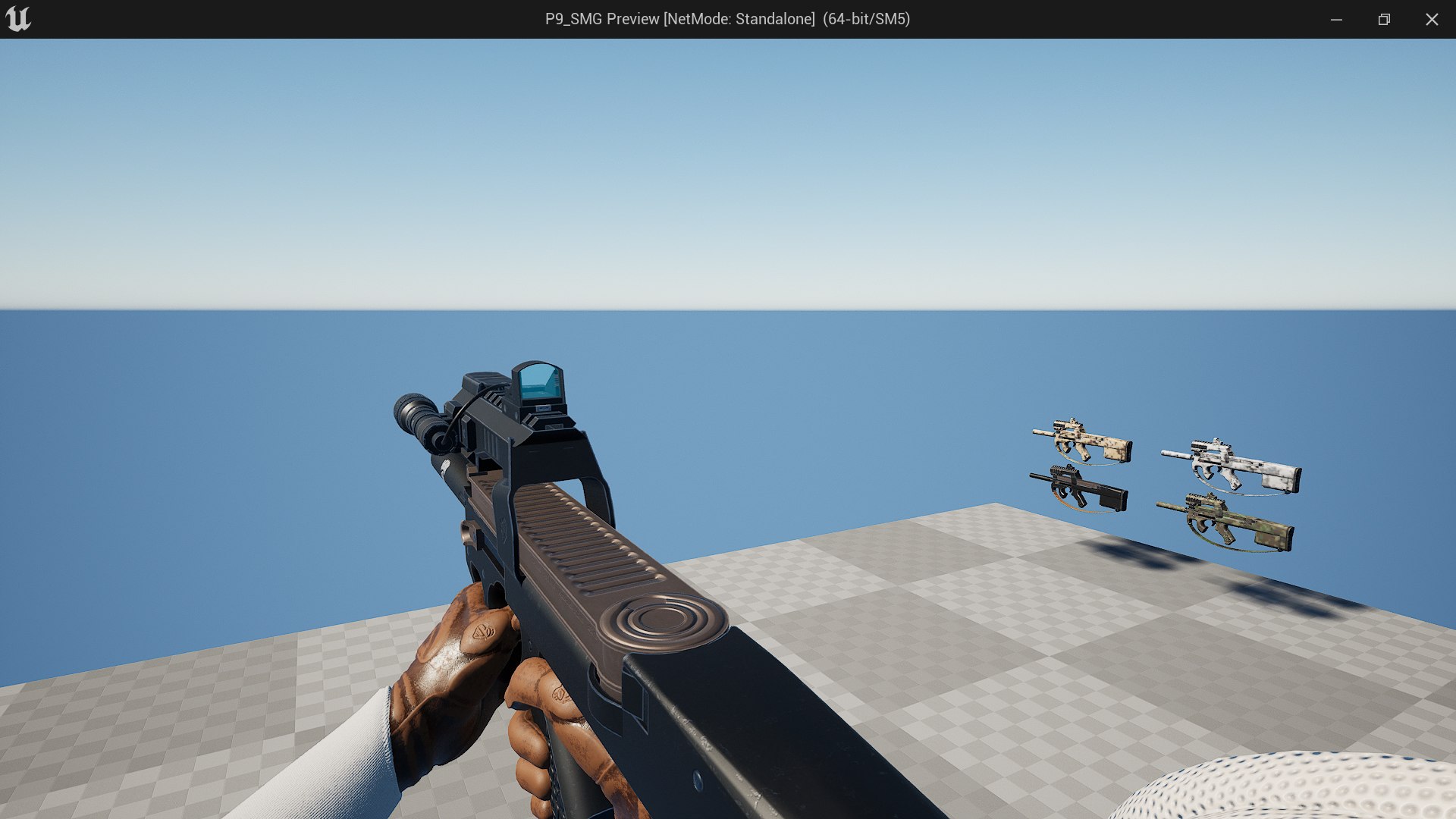 P90 SMG Fps - Tps Model - TurboSquid 2405655