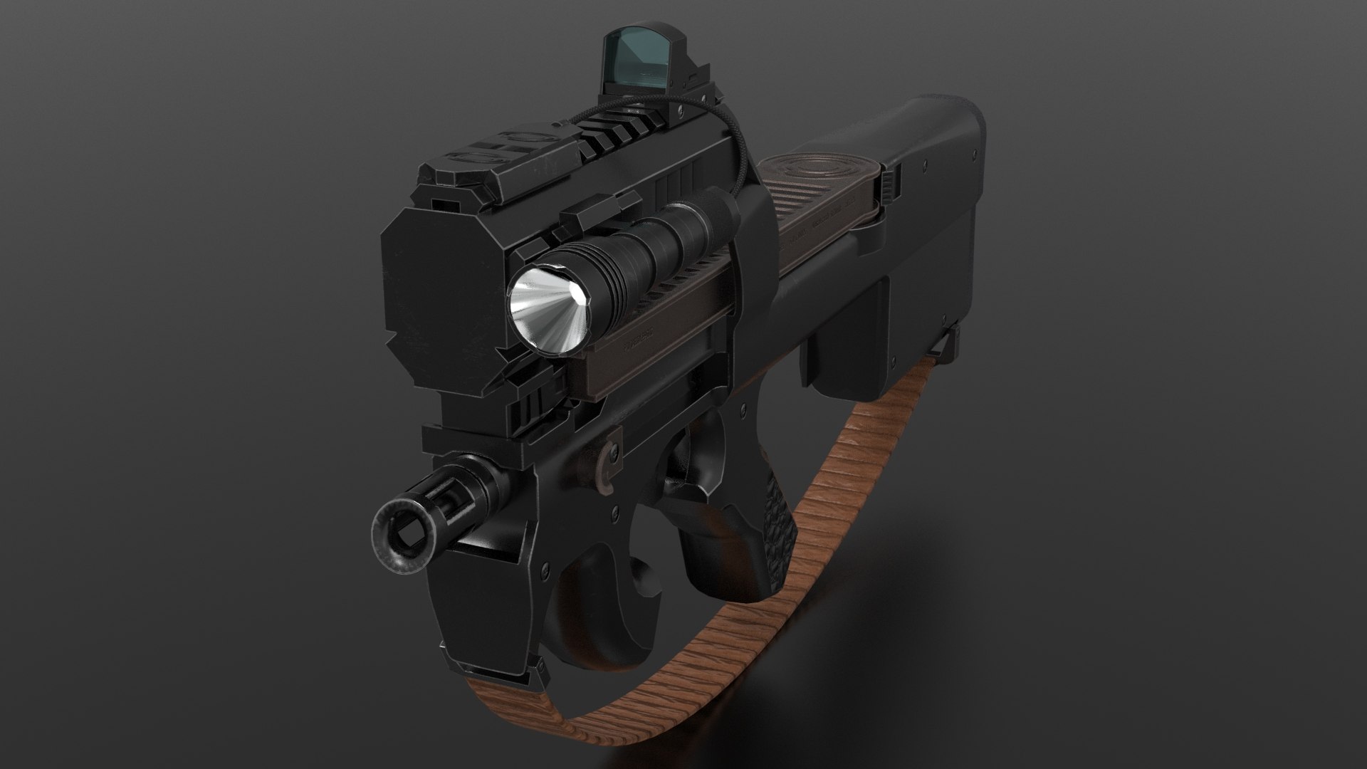 P90 SMG Fps - Tps Model - TurboSquid 2405655