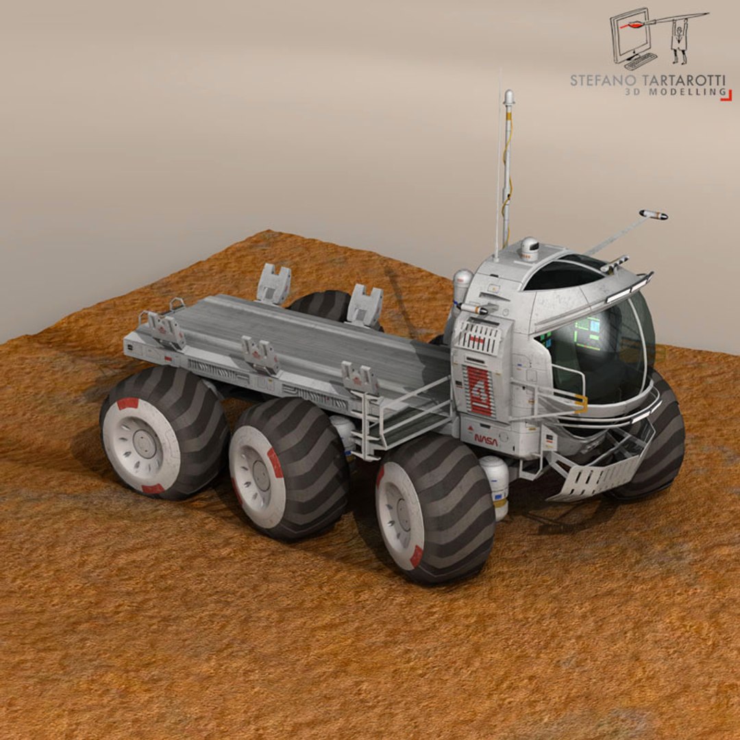 3dsmax Lunar Vehicle