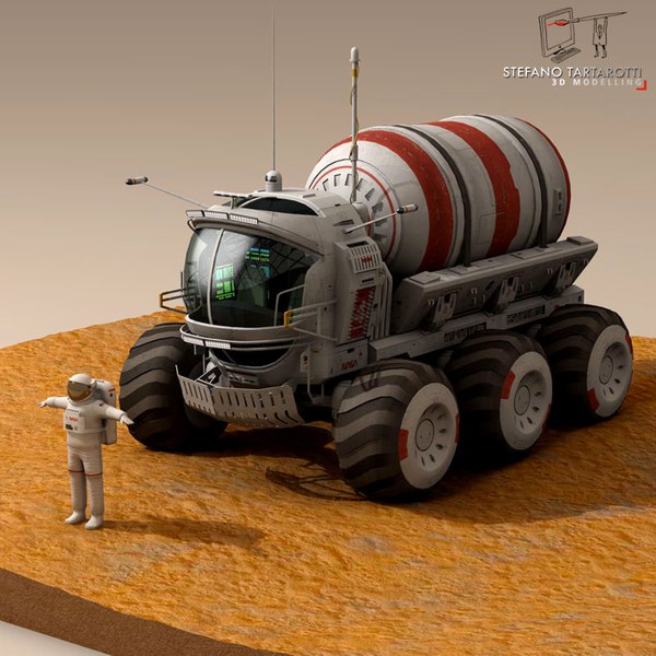 3d lunar vehicle model