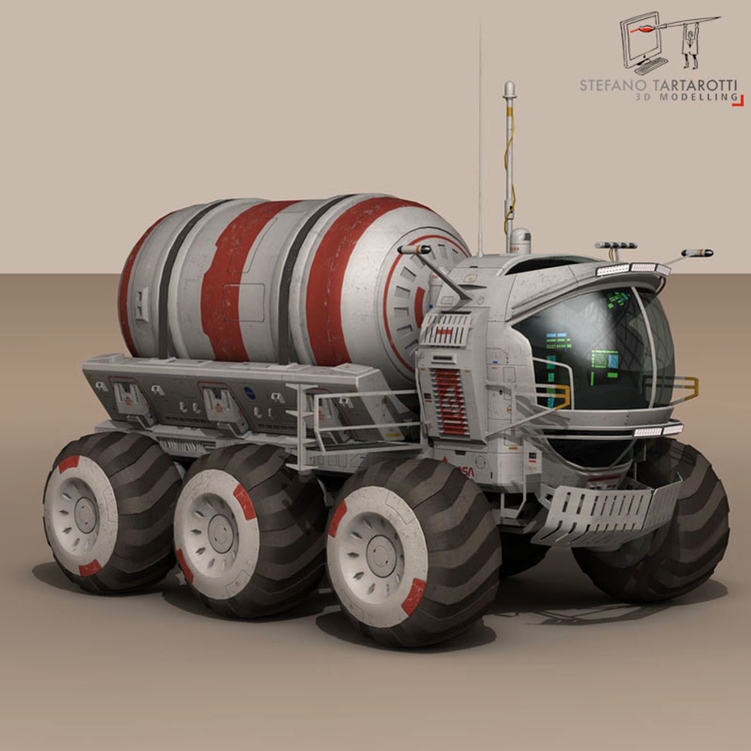 3dsmax Lunar Vehicle
