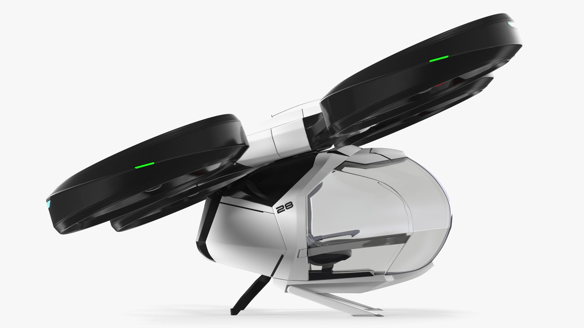 3D SciFi Futuristic Passenger Drone Rigged for Cinema 4D - TurboSquid ...