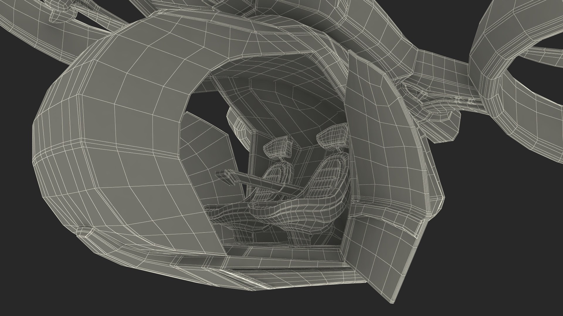 3D SciFi Futuristic Passenger Drone Rigged for Cinema 4D - TurboSquid ...