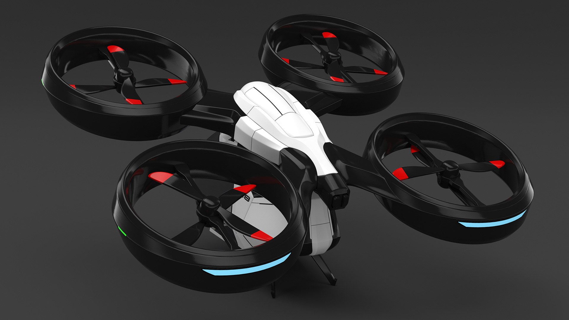 3D SciFi Futuristic Passenger Drone Rigged for Cinema 4D - TurboSquid ...