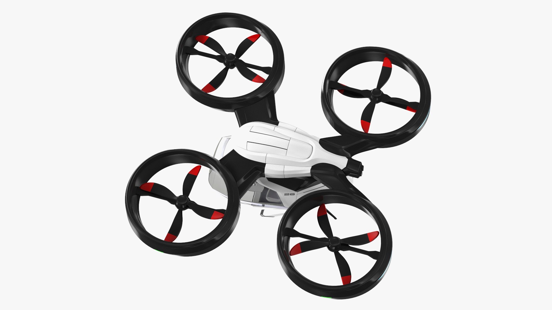 3D SciFi Futuristic Passenger Drone Rigged for Cinema 4D - TurboSquid ...